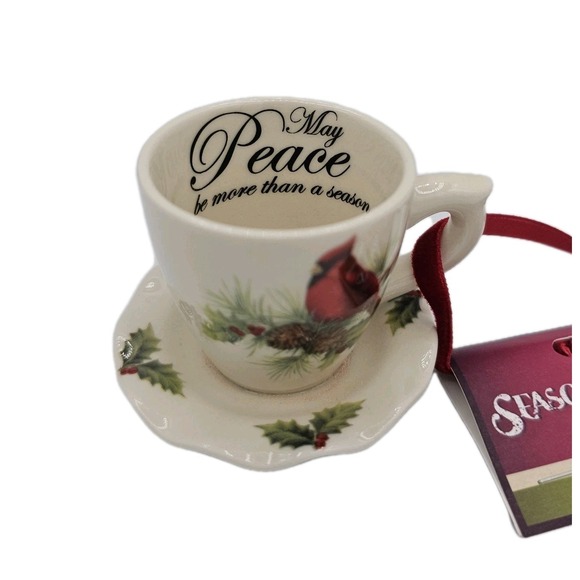 Cracker Barrel | Holiday | New Cracker Barrel Tea Cup Ornament Seasons ...